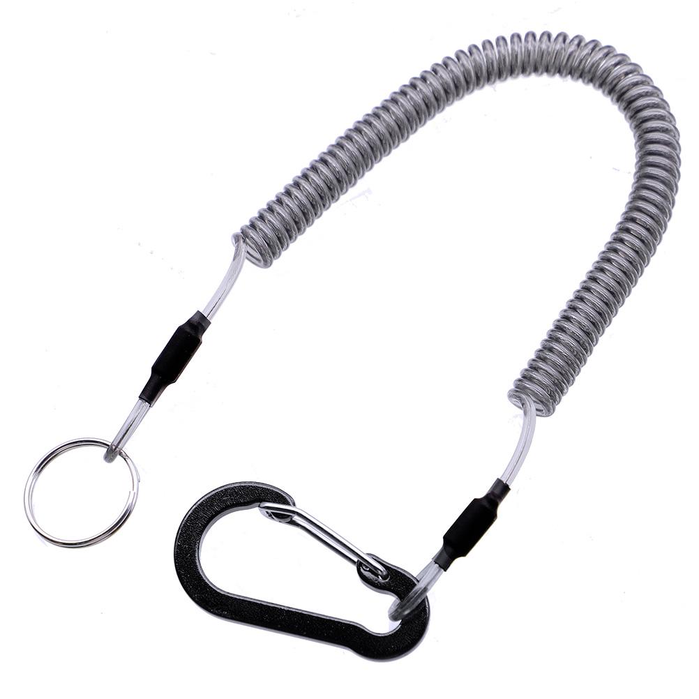 Buy 10 Pcs 2.3MM Fishing Lanyard Retractable Elastic Steel Ropes Key ...