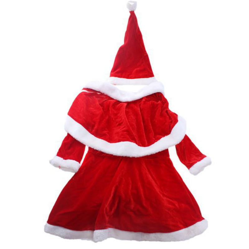 Buy Fancy Santa Claus Pattern Christmas Kids Costumes XMAS Show Kids ...