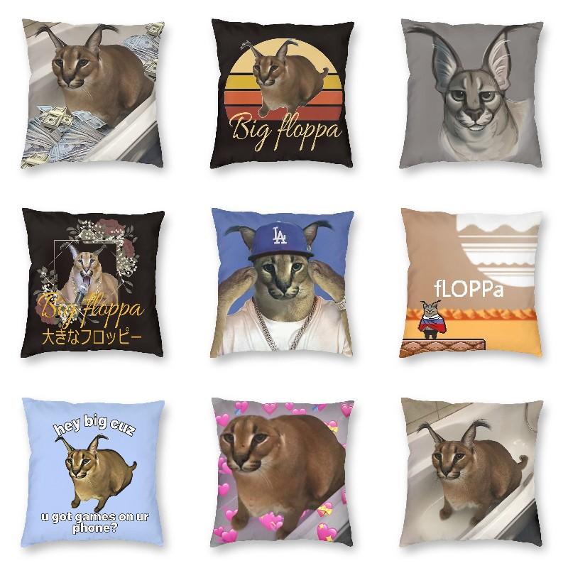 Satın alın Personalized Da Floppa Da Baby Meme Square Throw Pillow Case ...