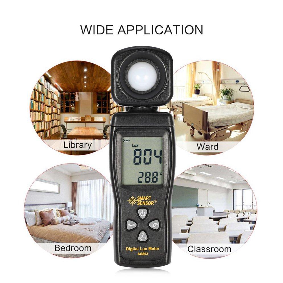 Buy KC SMART SENSOR AS803 Digital Lux Meter Luminance Tester Light ...