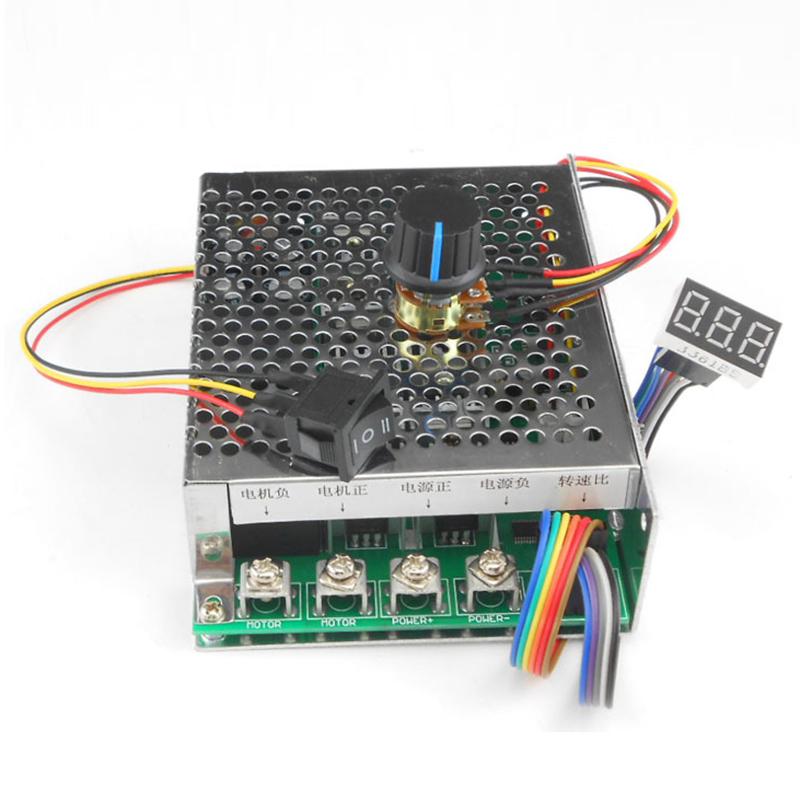 Cheap DC 10-55V 60A PWM DC Motor Speed Controller CW CCW Reversible Switch Governor with Digital ...
