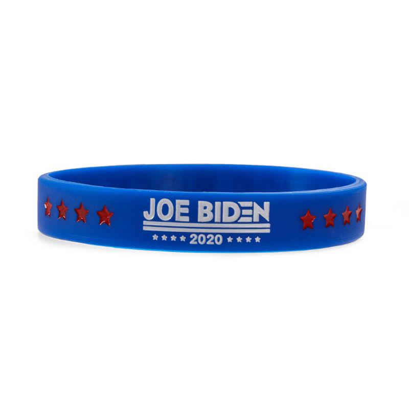 Buy 2Pcs/Set Personality 2020 President Election Silicone Bracelet Star ...