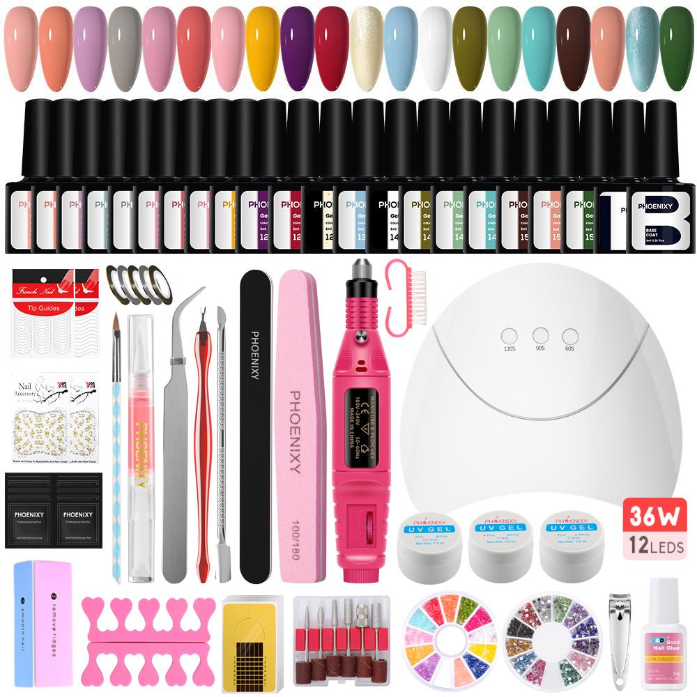 Satın alın PHOENIXY Professional Nail Kit Nail Drill Machine Nail Art ...