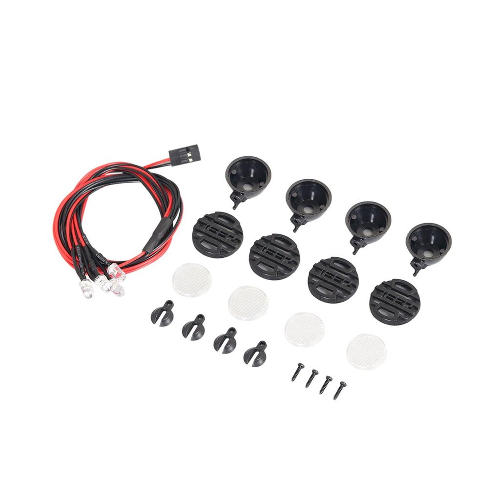 Buy ICOCO 4PCS Set LED RC Roof Luggage LED Light Bar Kit Lamp Universal ...