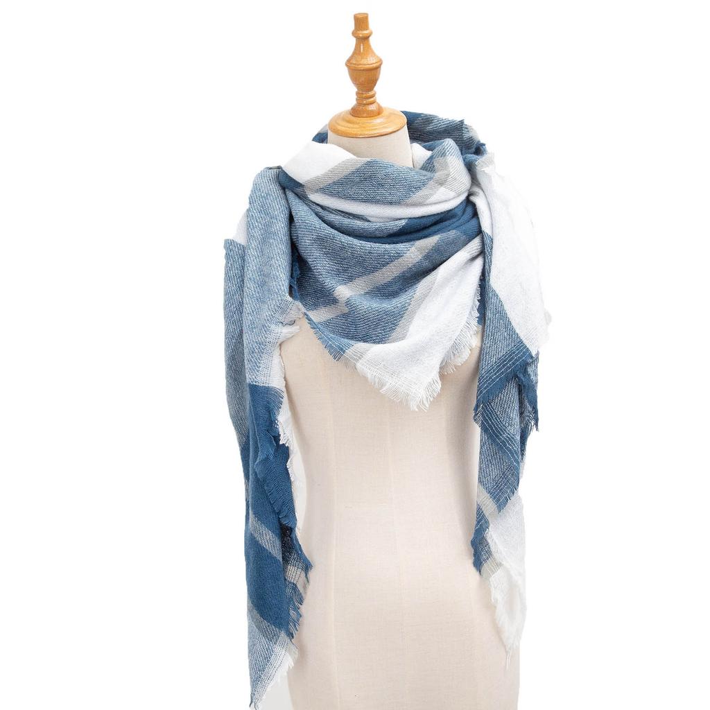 Buy Womens Warm Long Shawl Wraps Large Scarves Knit Cashmere Tassel ...