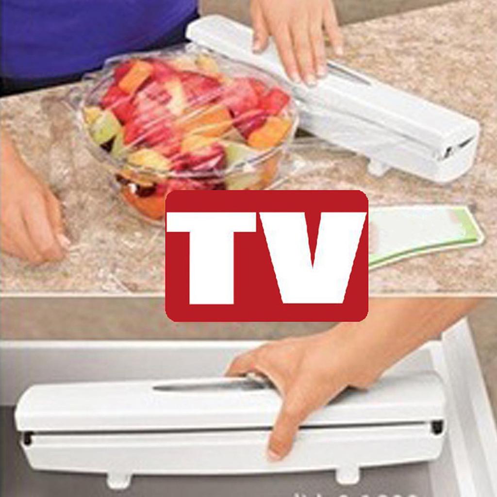 Buy Cling Film Cutter Cutting Box Multi-function Clinger Cutter Box ...