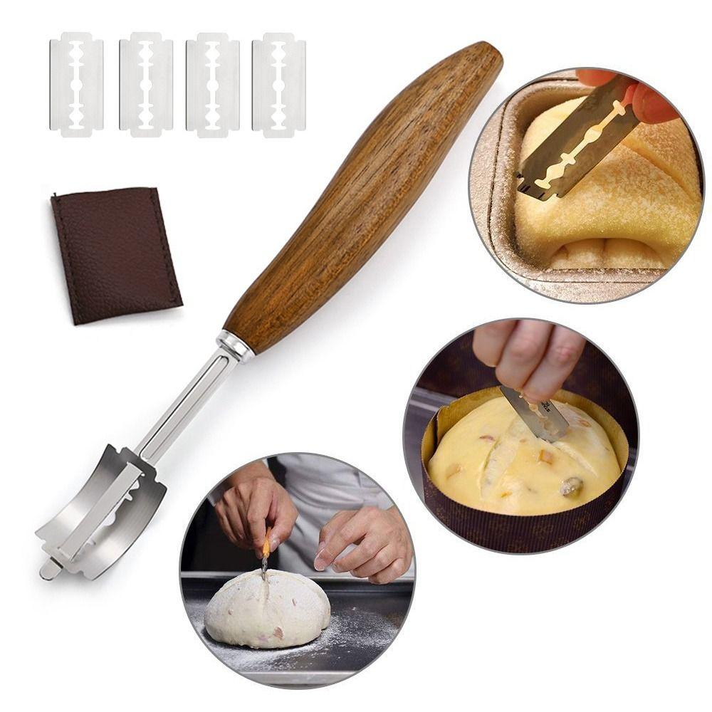 💰Köp billigt online Wooden Slashing Tool French Bread Scorer with ...