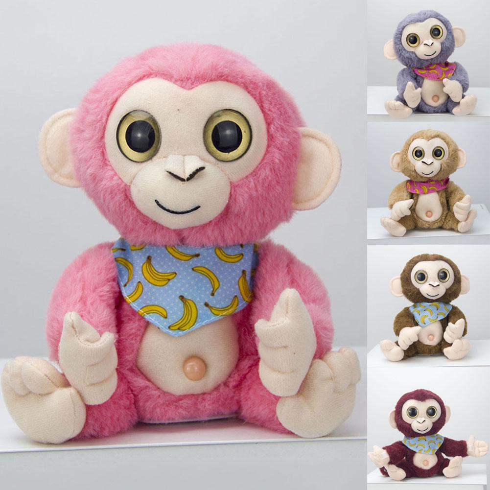 Buy Plush Toy Electricity Record Monkey Simulation Animals Walkie ...