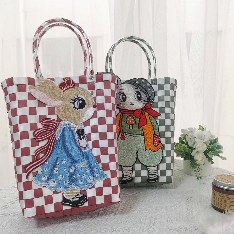 Satın alın Year of the Rabbit Handwoven Gift Bag Book Bag Lunch Bag ...