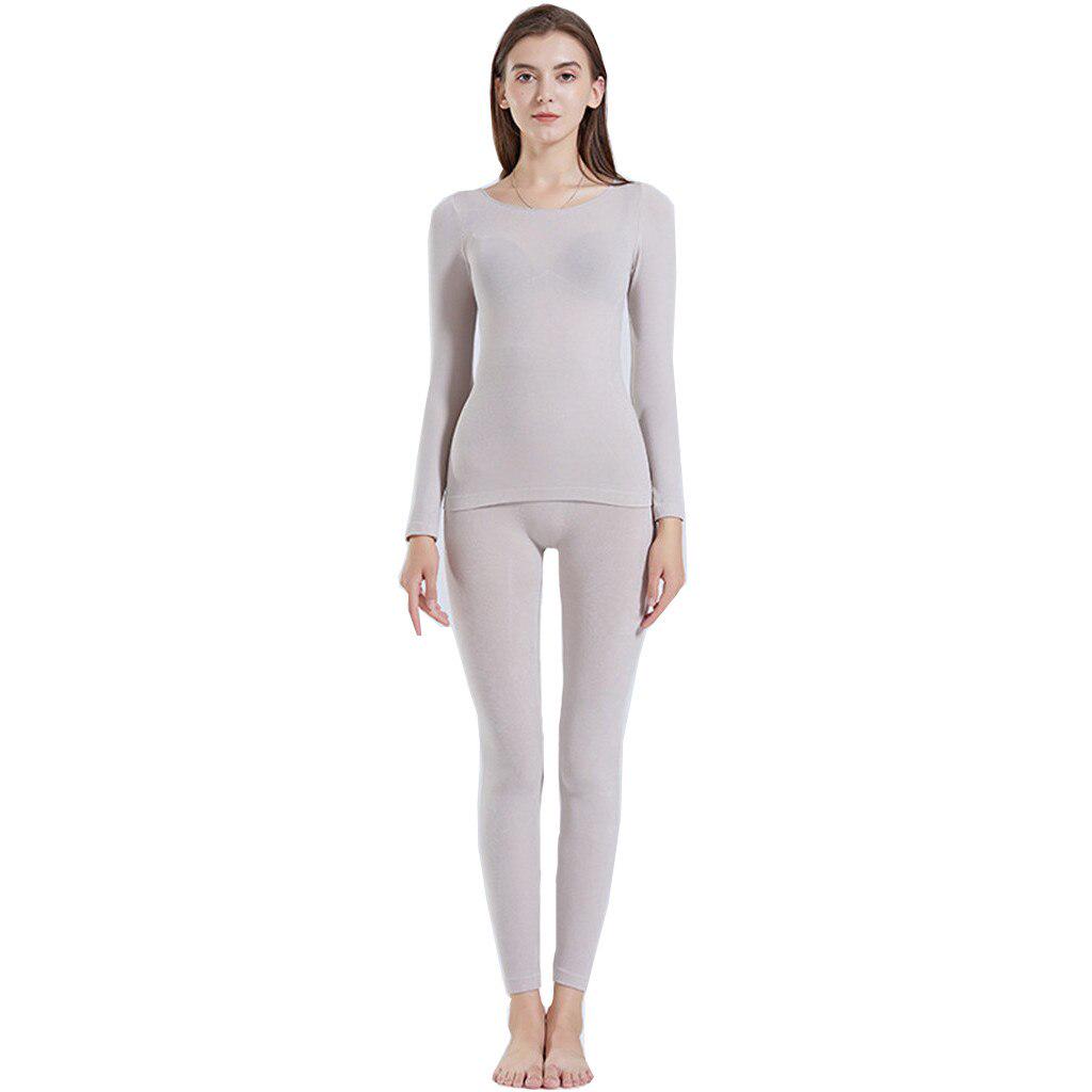 Buy Seamless Elastic Thermal Inner Wear Thermal Underwear Suit For ...