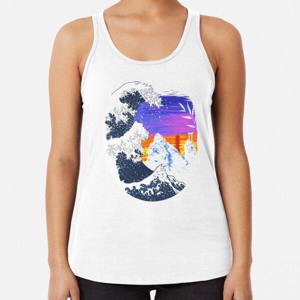 Buy The Asian Wave Printed White Women'S Sport Tank Top at affordable ...