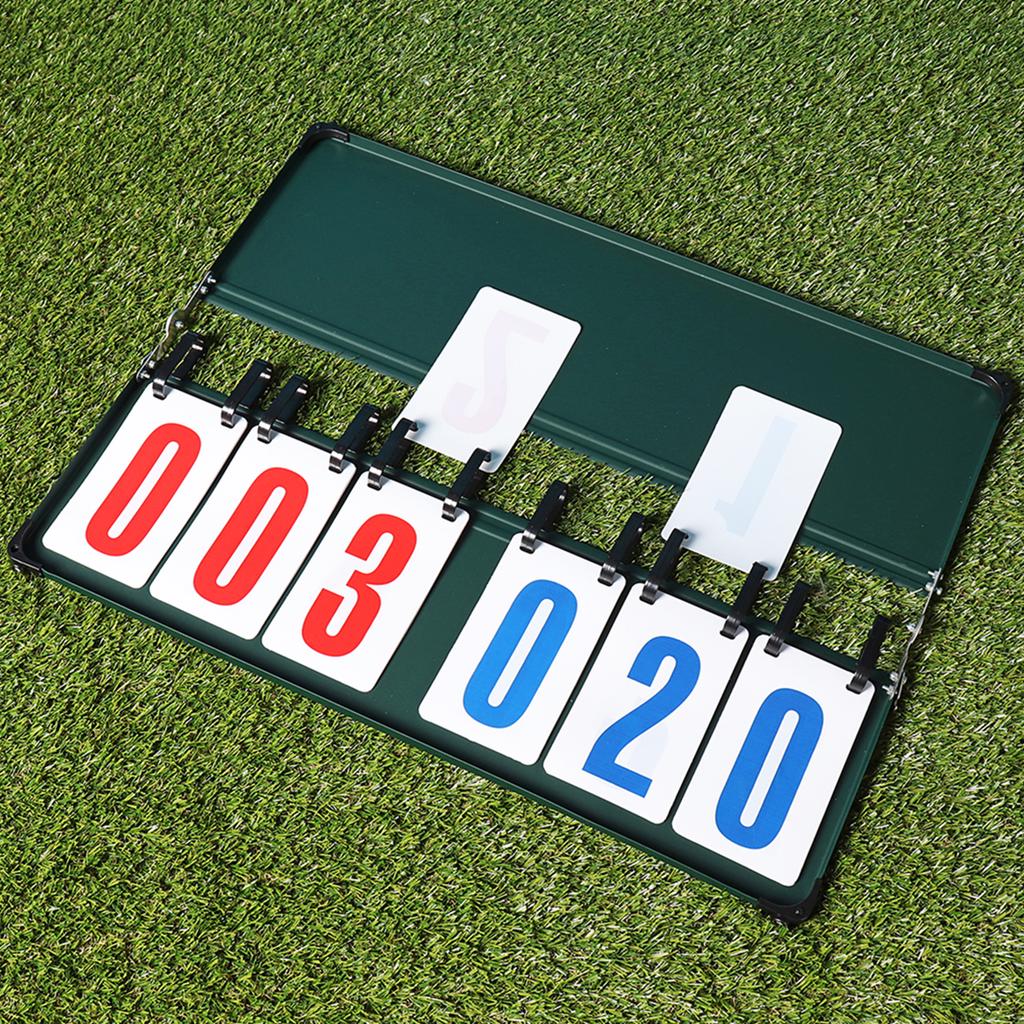 Buy 2Types Portable Sports Flip Scoreboard For Football Volleyball ...