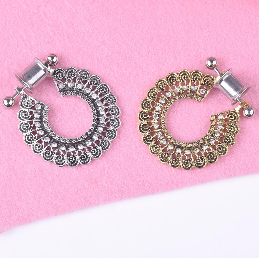 Buy 1Pair Stainless Steel Ear Gauge Tunnels Kit Expander 0G/00G 612mm ...