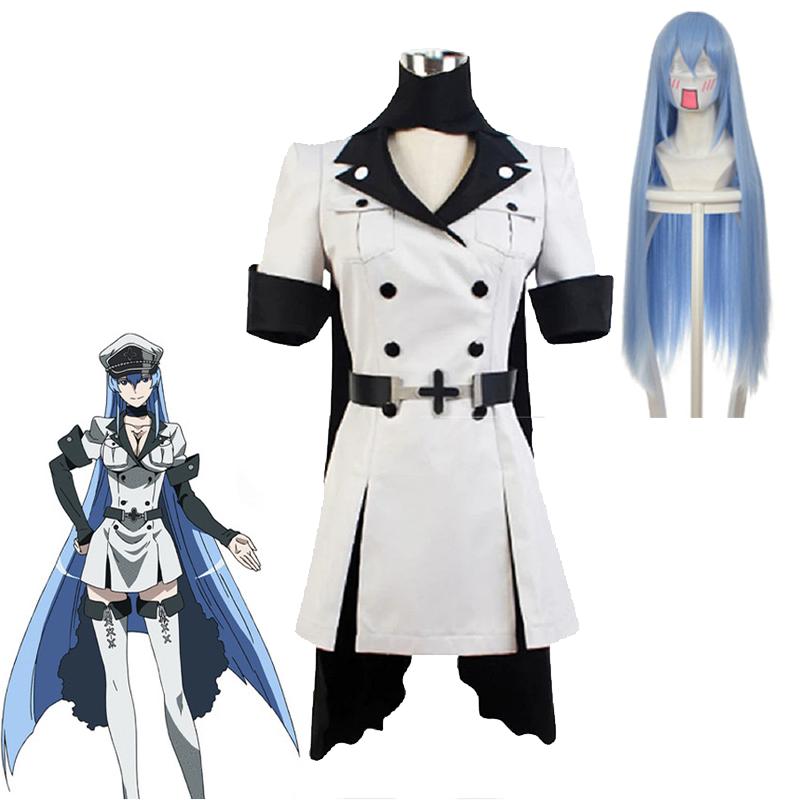 Buy Anime Akame Ga KILL Esdese Esdeath Cosplay Costume Esdese Akame Ga ...