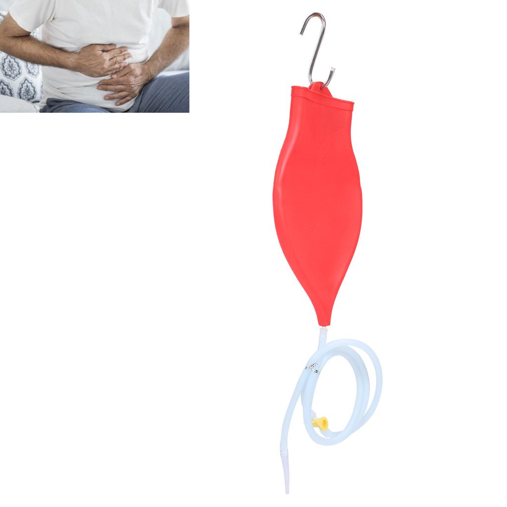 3L Silikon Lavman Torbası Yeniden Kullanılabilir Lavman Çantası Kiti Ev ...