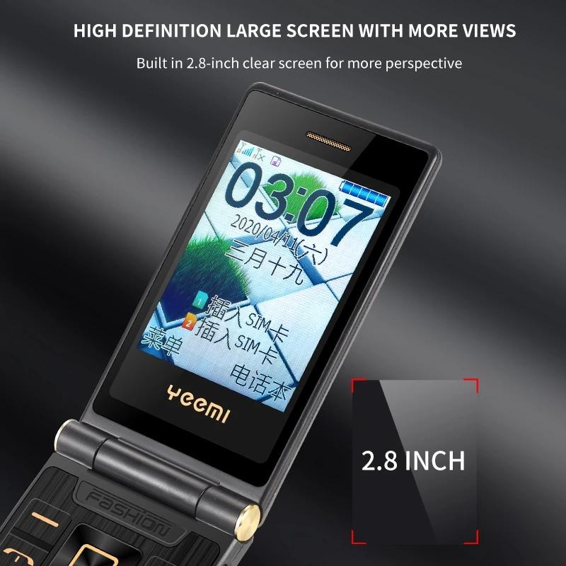 Buy G10-1 Dual Screen cell phones inner screen 2.8 inch outer screen 2. ...