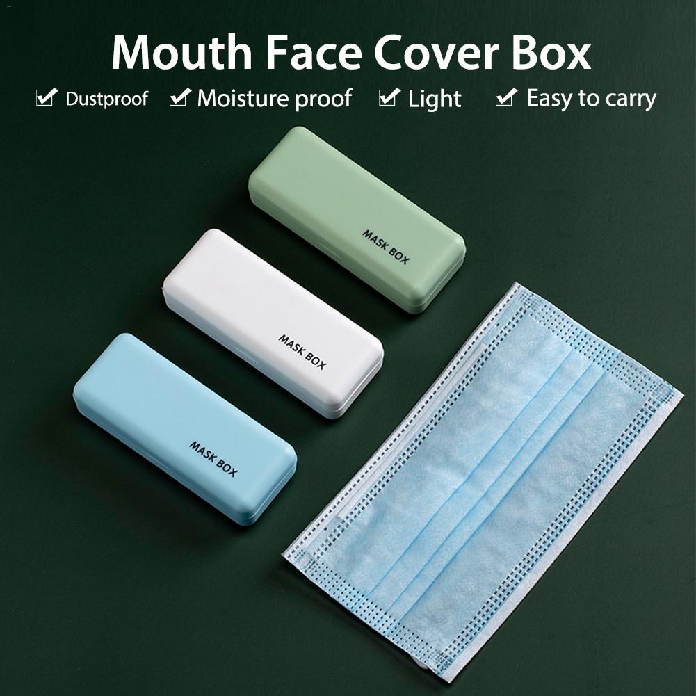 Disposable Mask Storage Box PP Portable Waterproof HygienicMask Holder ...