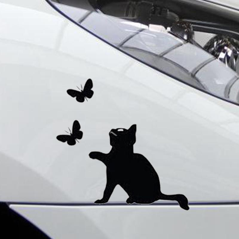 Cheap 19cm*19cm Funny Pet Cat Car Sticker Vinyl Fation Lovely Car ...