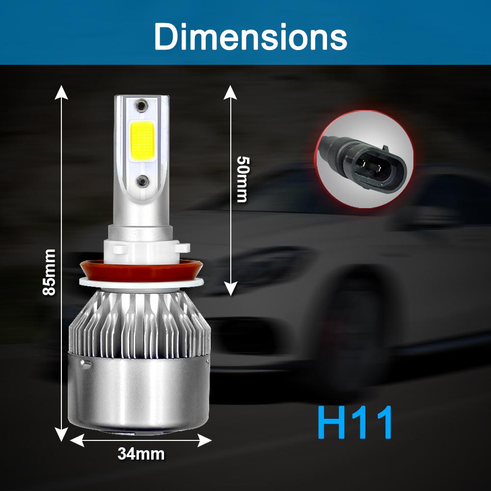 C6 C9 Car Led Headlights H7 Led H4 H1 H3 H11 H13 880 9004 9005 9006 9007 HB1 HB2 HB3 HB4 H27 ...