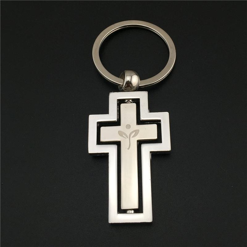 Cheap Personality Mini Christianity Cross Keychains Car Bag Buckle Key ...