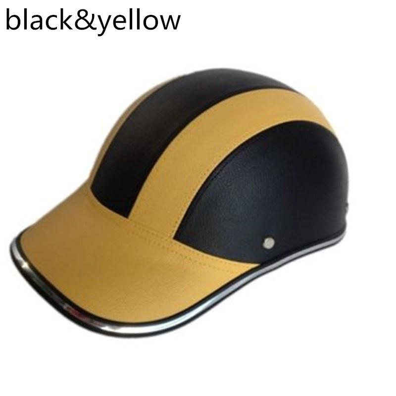 New Fashion Motorcycle Bike Half Helmet Baseball Cap Style Safety Hard ...