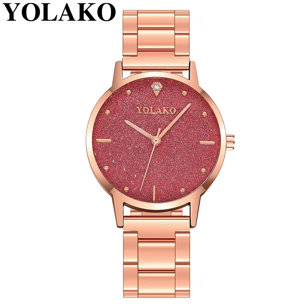 Buy YOLAKO Sleek Stainless Steel Minimalist Calendar Mesh Belt Men’s ...