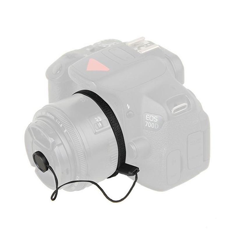 Cheap 1/5Pcs Lens Cover Cap Holder Keeper Strap Cord String Leash Rope ...