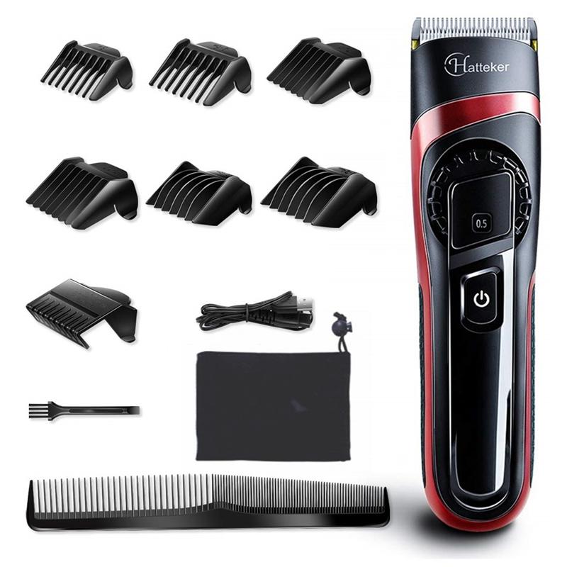 Buy Men's Waterproof Hair Trimmer Professional Rechargeable Hair ...