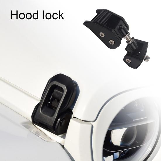 2Pcs Aluminum Alloy Car Hood Catches Engine Cover Lock uygun fiyatlı ...
