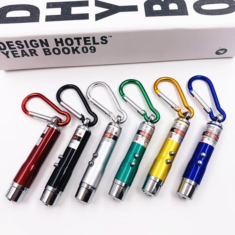 Buy Funny Pet Led Laser Pet Cat Toy Red Light With Button Cell Toy ...