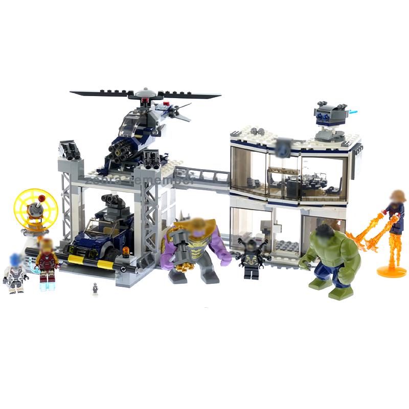 Buy 07123 Avengers Endgame Marvels Super Heroes Compound Battle Set ...