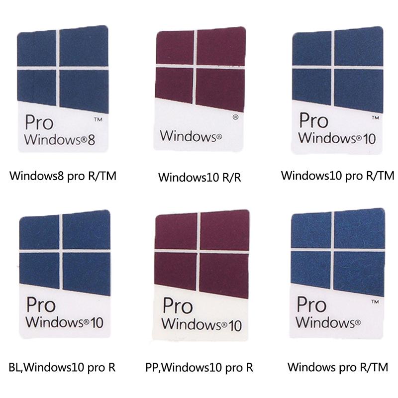 5Pcs Notebook Desktop Computer Intel Windows10 Sticker Laptop Logo ...