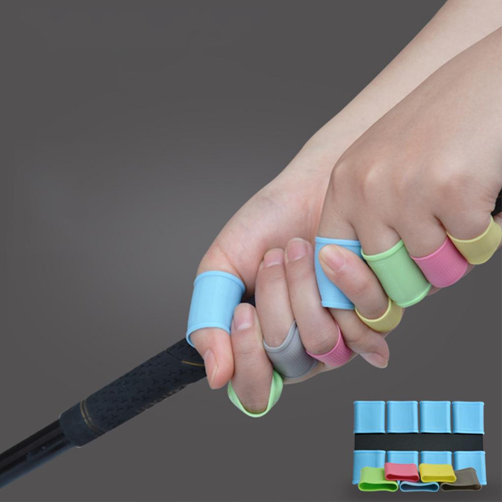 Buy 8 Pcs Knuckle Support Sleeve Anti-slip Portable Fingertip Protector ...