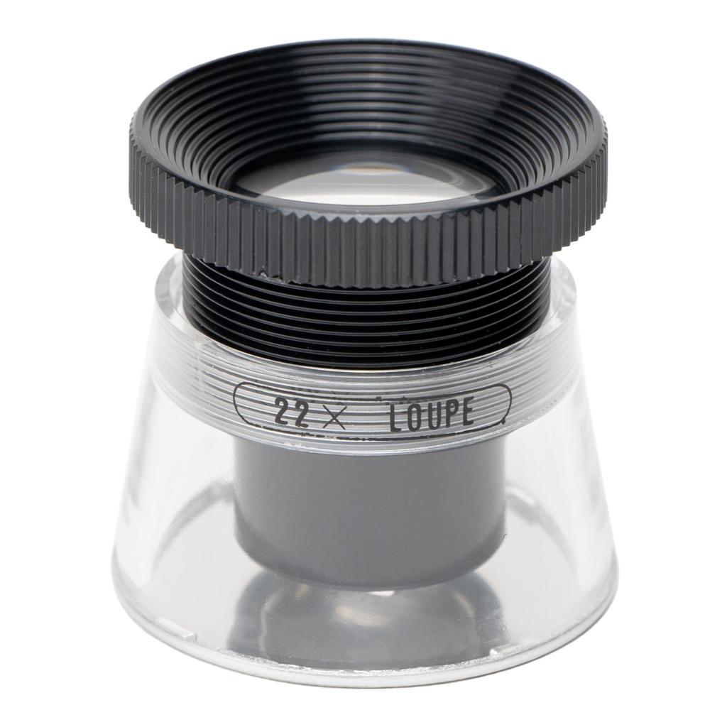 Loupe 22x High Magnification Precision Stand Type with Scale Lens ...