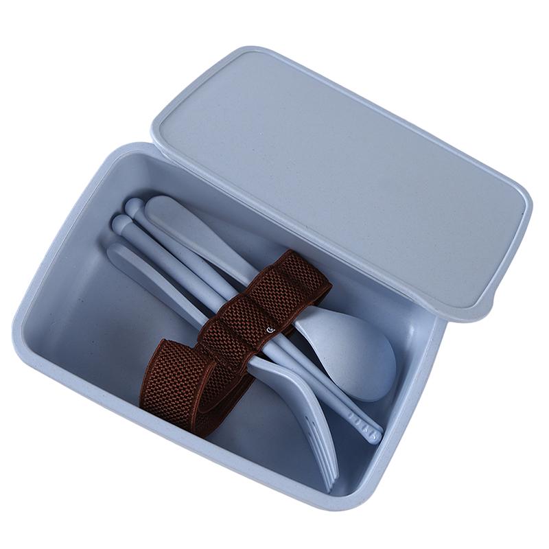 Student Dinnerware Set Lunch Box Microwave Bento Dining Ampbar Food ...