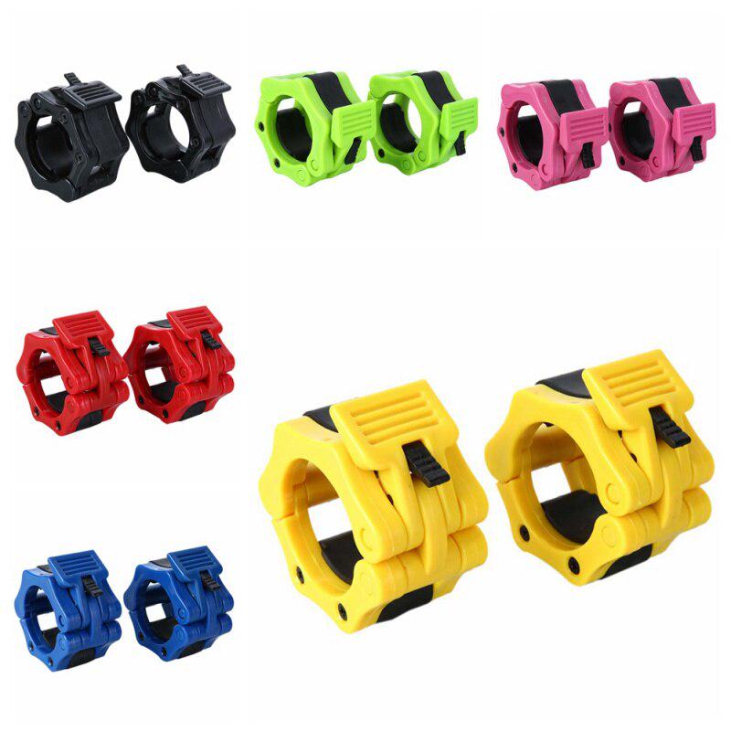 2pc 50mm/2inch Exercise Collar Olympic Standard Weight Bar Clamps Gym ...