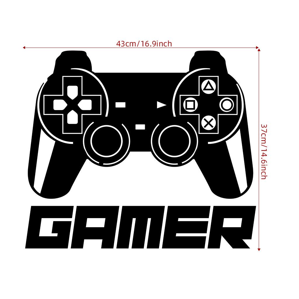 Kaufe Game Controller Wand Aufkleber Aufkleber für Jungen Zimmer Kinder ...