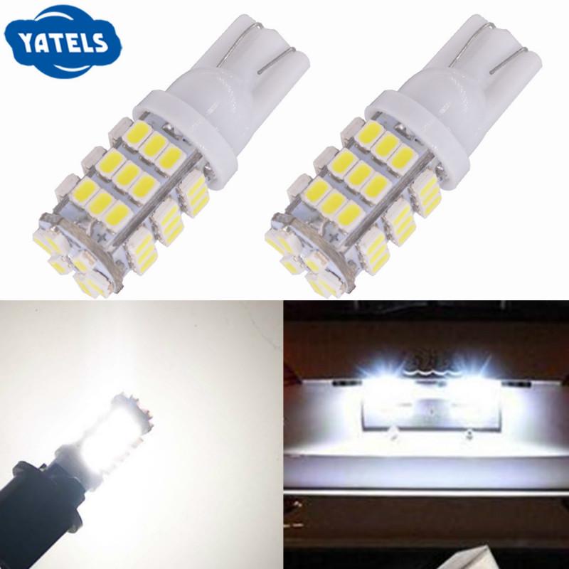 Buy 2 PCS T10 Led 168 192 2825 W5W Super Bright 42 SMD 3014 LED Wedge Marker Light Car Gap Light ...