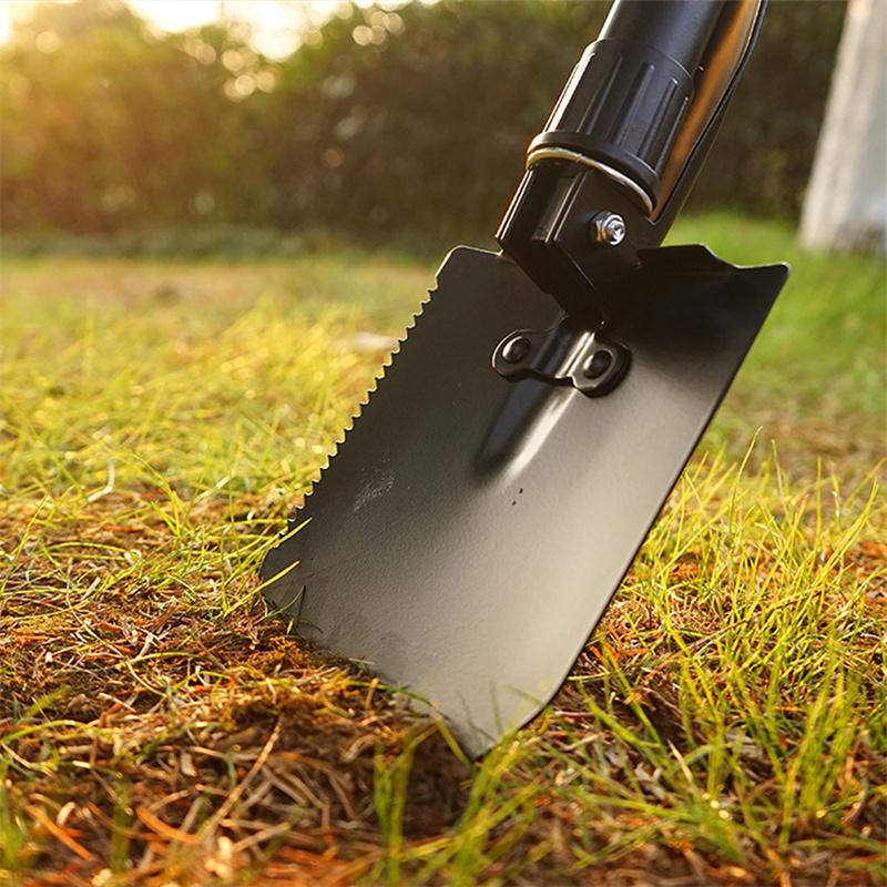 Buy Highcarbon Steel 58Cm Multifunctional Military Shovel Folding ...
