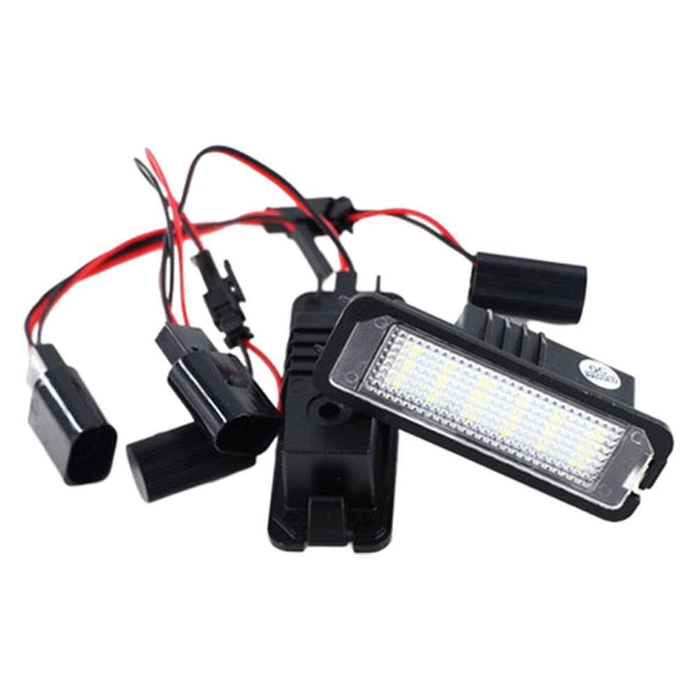 Buy 2pcs Number License Plate Light Lamp No Error LED 12V MK6 Car For ...