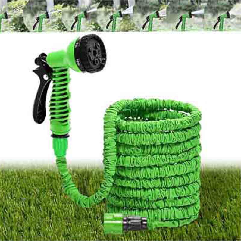 Buy 25FT - 250FT Inflatable Flexible Garden Hose 3X Expansion Lance at ...