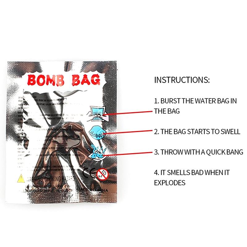 Cheap 10Pcs Funny Fart Bomb Bags Stink Smelly Funny Fool Toy Funny ...