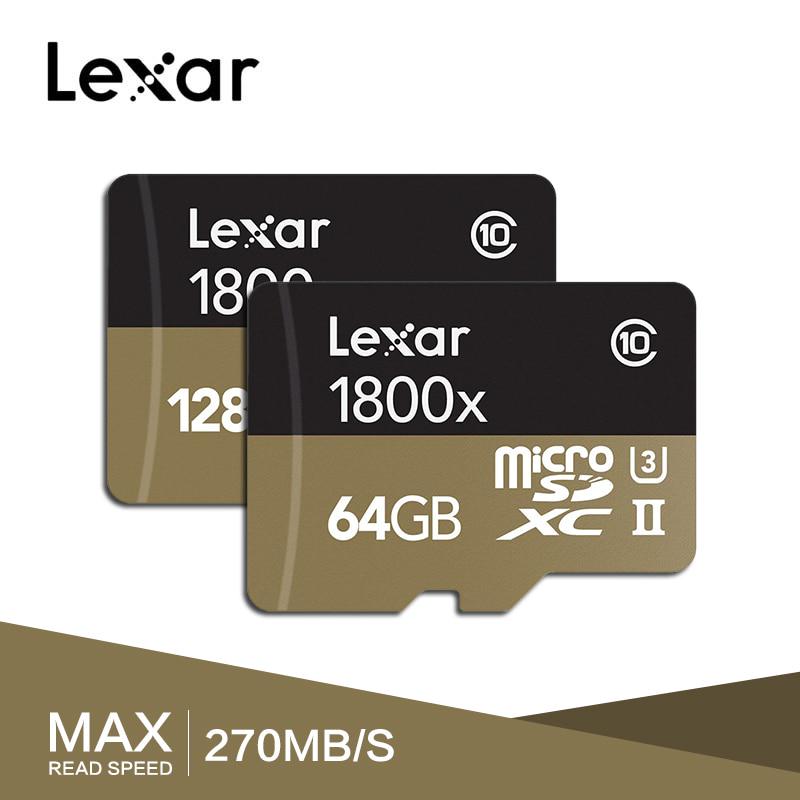 Buy Professional 1800x microSDXC UHS-II Micro SD Cards 64GB 32GB High ...