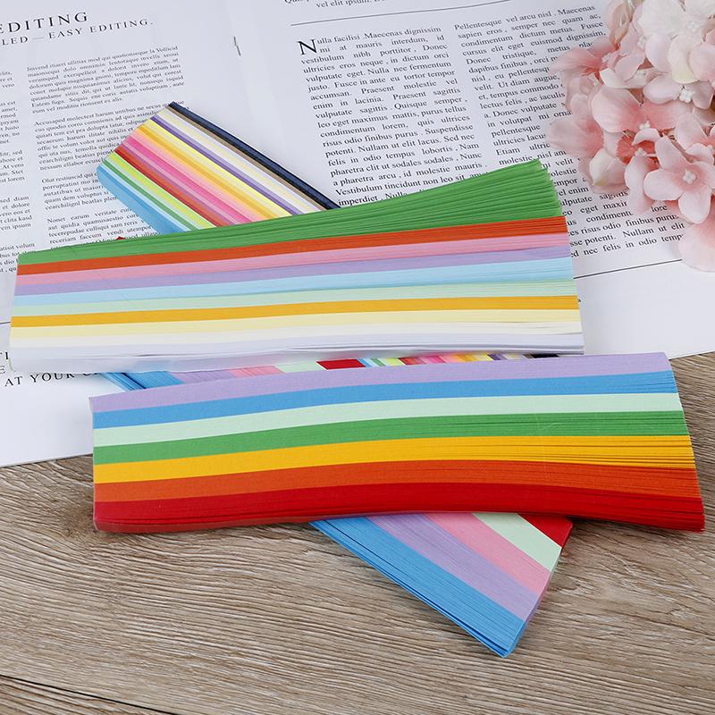Buy 540Pcs 27 Color Mixing Set Star Paper Candy Color Star Paper Diy ...