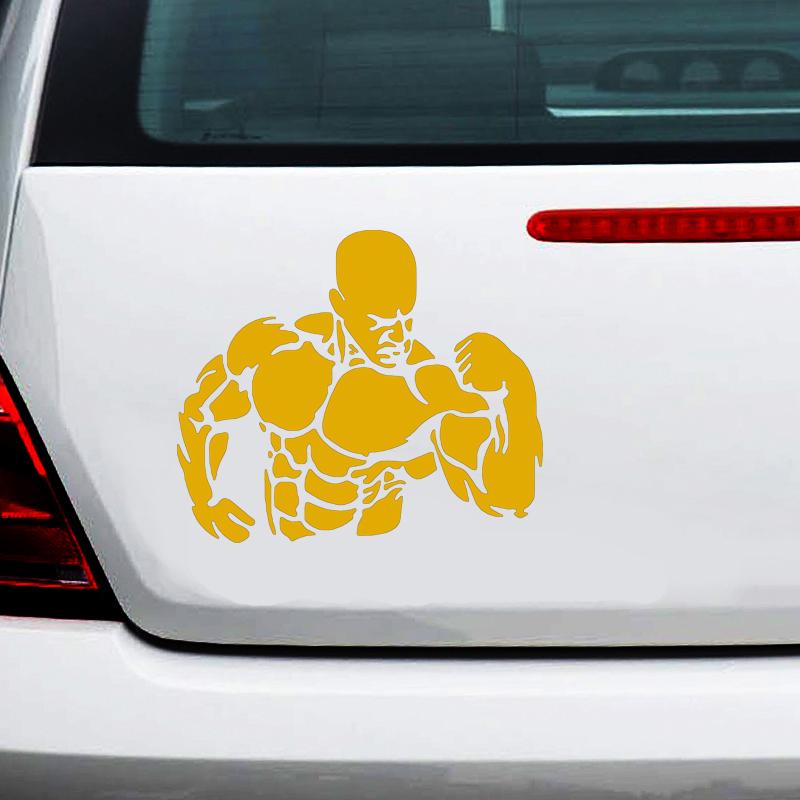 Buy Nakleyka Sticker on Car Vinly Strong man Stickers for Auto Window ...