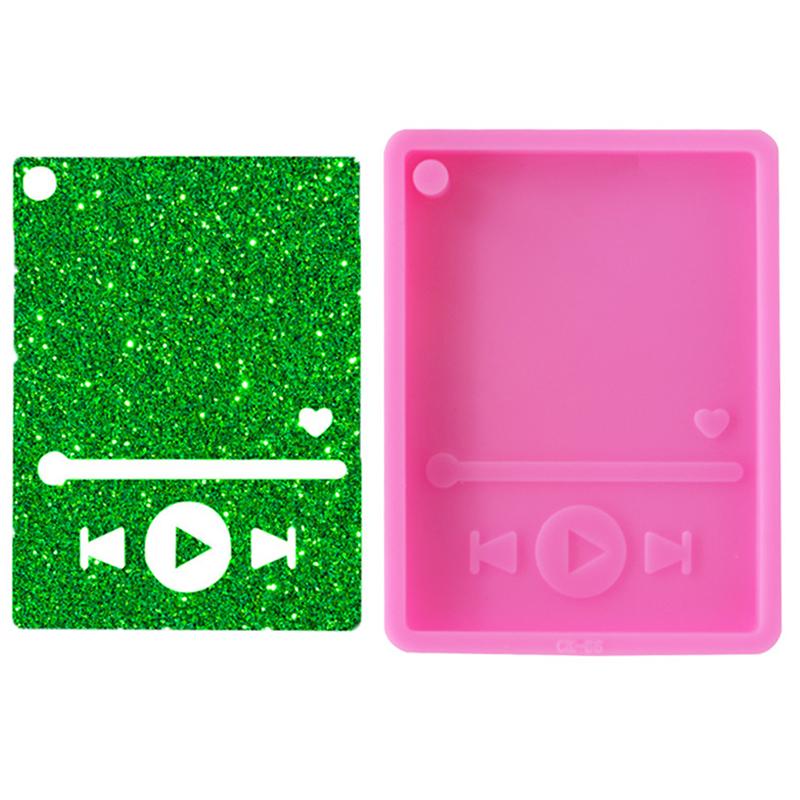 Handmade Music Mp3 Player Keychain Mold Epoxy Resin Jewelry Making Tool ...