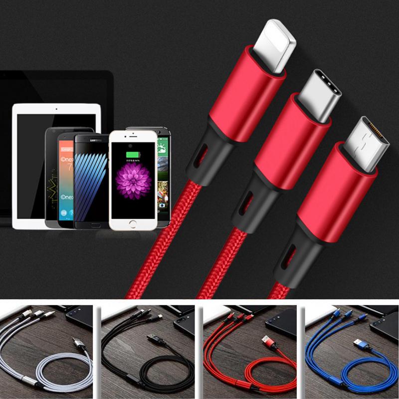 Buy One To Three Data Lines Type-c Usb for Android Common Data Cable ...
