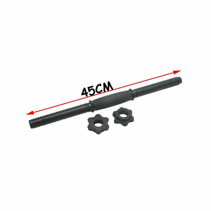 Satın alın 17.7inch Dumbbell Bars Threaded Dumbbell Handle Set for Home ...