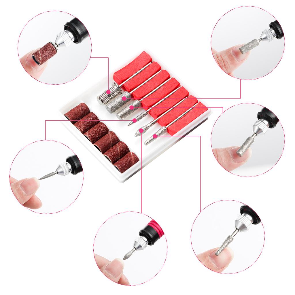 Cheap Kit Buffing Finger Toe Nail Care Electric Nail Drill Nail Art ...
