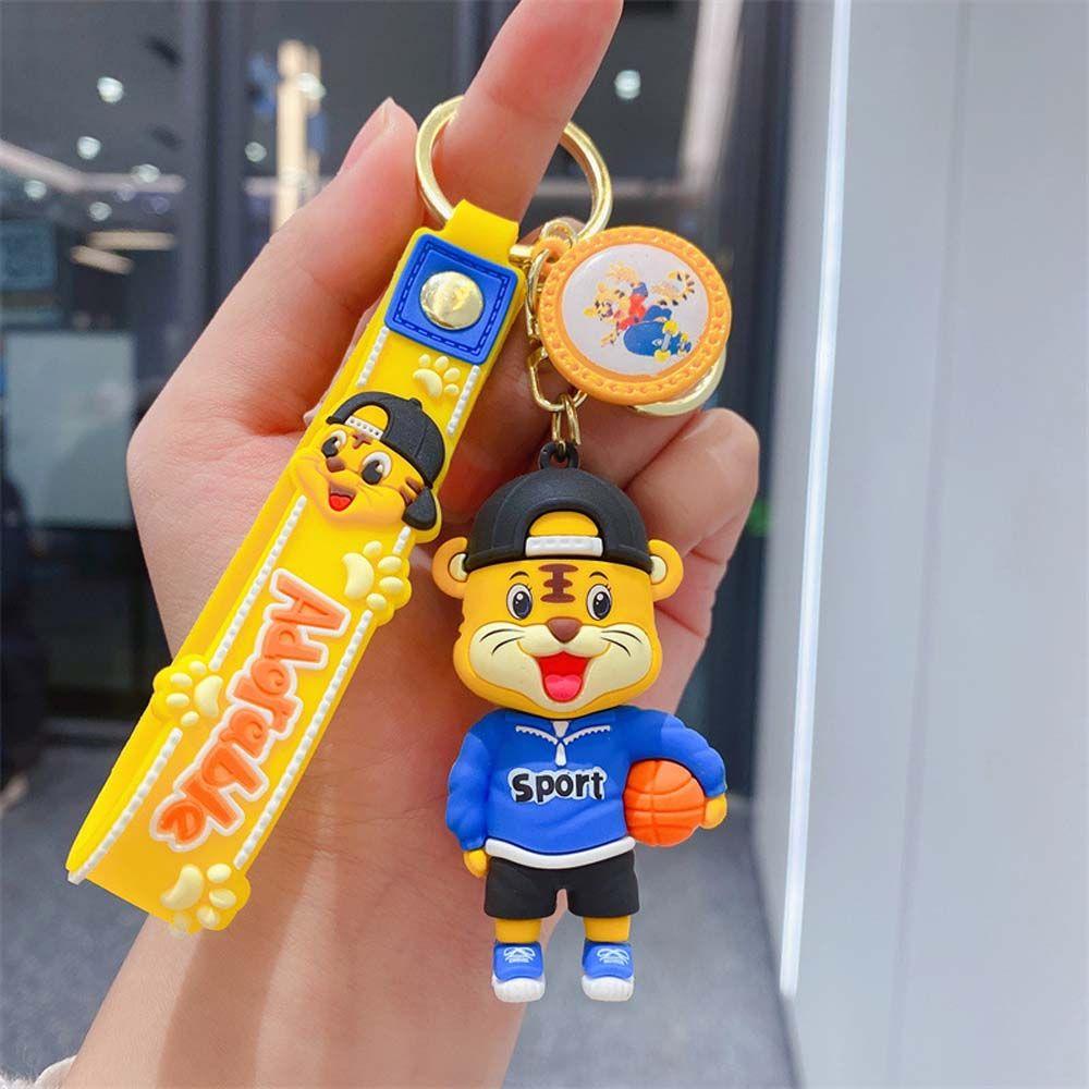 Buy Tiger Cartoon Tiger Sport Tiger Cartoon Tiger Keychains Bag Pendant ...